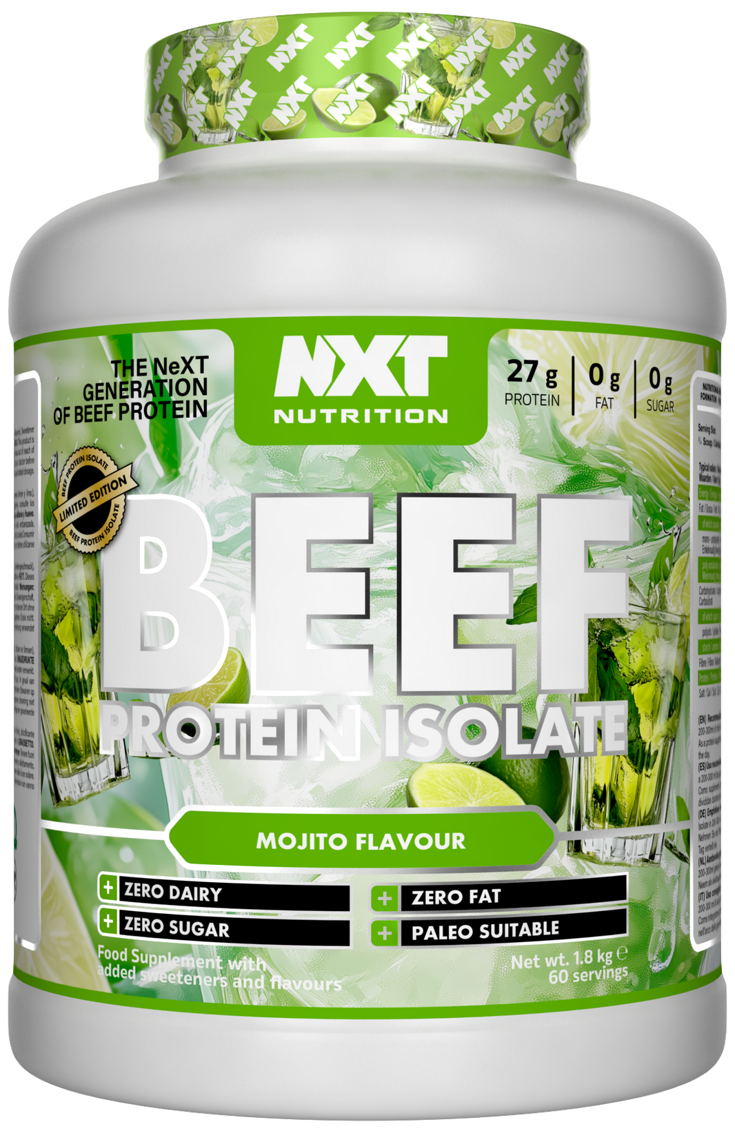 Beef Protein Isolate 1.8kg – NXT-Nutrition
